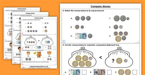Compare Money Homework Extension Year 2 Money Classroom Secrets Classroom Secrets