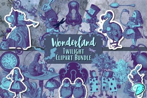 Twilight Wonderland Clipart Bundle Graphic By Emily Designs Creative