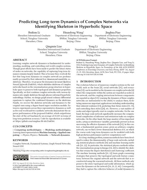 Predicting Long Term Dynamics Of Complex Networks Via Identifying