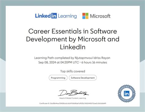 Njutapmvoui Idriss Rayan On Linkedin Computerscience Microsoft Linkedinlearning