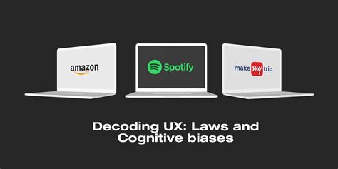 Decoding Ux Analyzing Amazon Spotify And Makemytrip Through Ux Laws And Cognitive Biases By