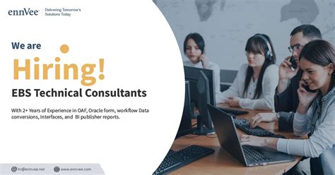 Ennvee India On Linkedin Oracle Ebs Technical Consultant