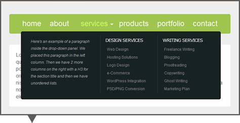 Creative Dropdown Menu Resources