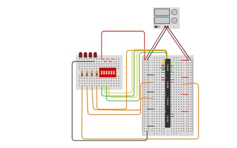 Circuit Design 2 Bit Multiplier Tinkercad