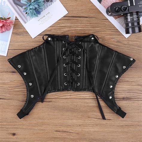 Steampunk Chest Armor Leather Women Steampunk Dress Gothic Accessories