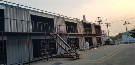 E32규격 36일층이층이동식계단발판용도보관창고물류창고옵션바닦철판매입형셧터마도주문제작설치완료 특수 컨테이너 동원컨테이너