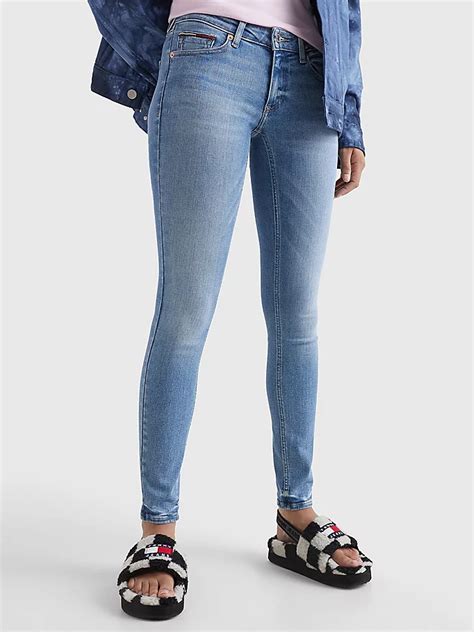 Sophie Low Rise Skinny Faded Light Wash Jeans Denim Tommy Hilfiger