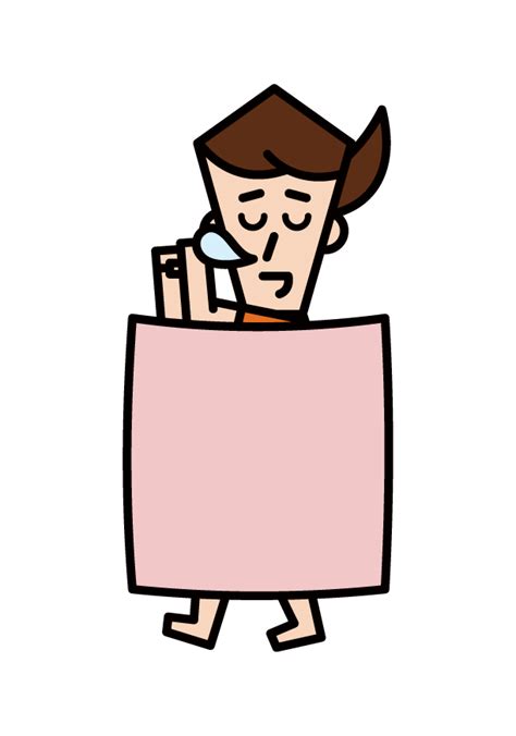 낮잠을 자는 아이소녀의 그림 무료 일러스트 소재집 Kukukeke