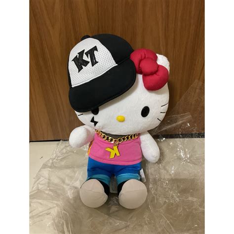 二手 12吋 Hip Hop Hello Kitty 玩偶 蝦皮購物