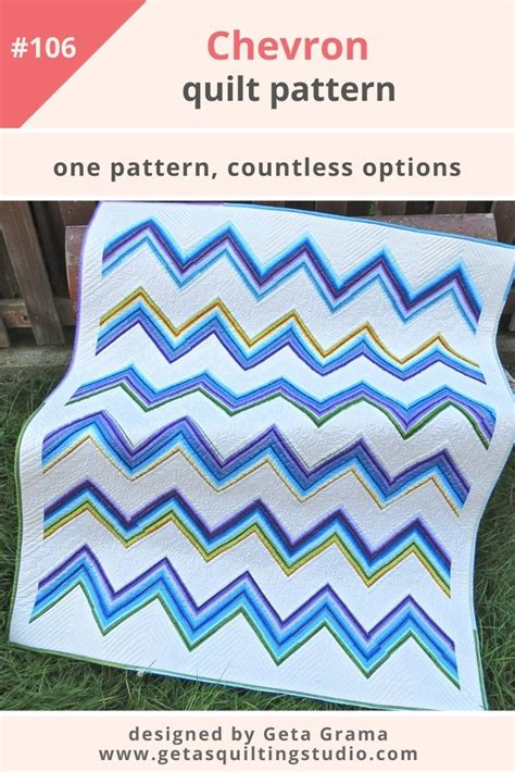 Zig Zag Quilt Pattern Geta S Quilting Studio