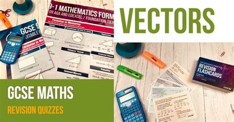 vectors revision quiz maths tutor2u