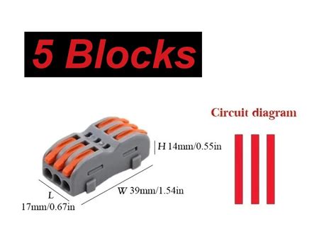 X Wire Connector Pin Splicing Terminal Blocks Led Strip Lighting Electric Quick Connectors