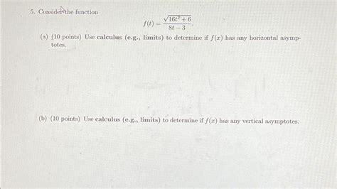 solved considerthe functionf t 16t2 628t 3 a 10 ﻿points