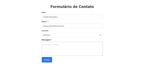 Github Cristiandev73formulario Contato Simples Formulario De Contato Usando Html Css E Php