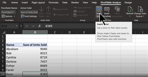 Excel Pivot Slicer Arjun Limbu