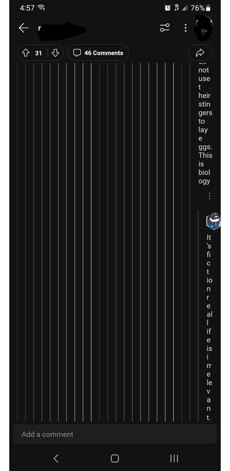 Reddit Argument Becomes Illegible On Mobile Rlostredditor