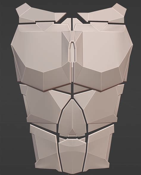 Mando Chest Paper Object