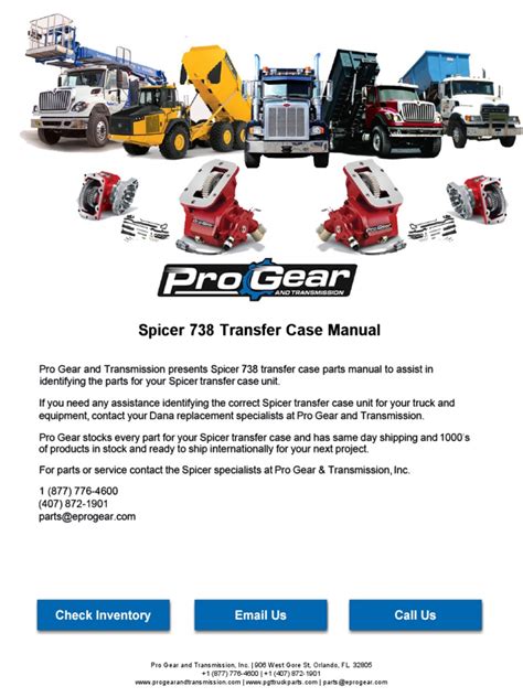 Spicer 738 Transfer Case Manual Rig 615 Atina Pdf