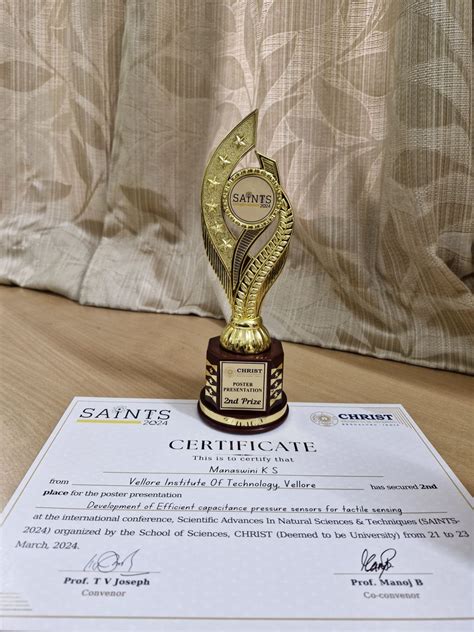 Manaswini K S On Linkedin Saints2024 Research Academicachievement