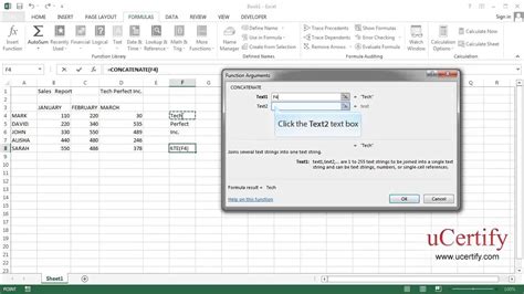 Apply Concatenate And Trim Functions Youtube