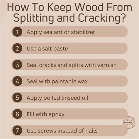 8 Best Methods To Keep Wood From Splitting Easy Guide