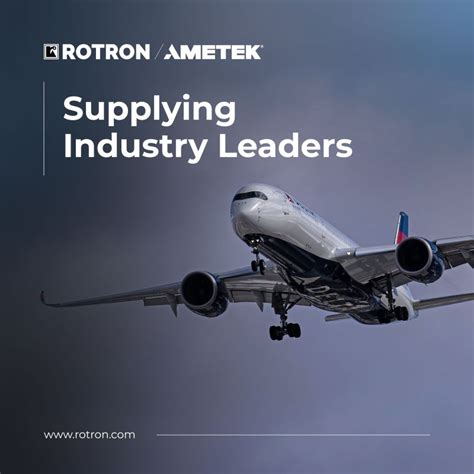 Ametek Rotron Supplies The Industry Leaders In Commercial Aircraft With Reliable And Safe