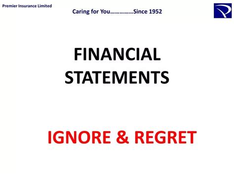 PPT FINANCIAL STATEMENTS PowerPoint Presentation Free Download ID 817766
