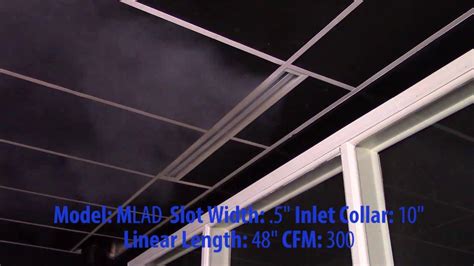 Linear Slot Diffuser Installation