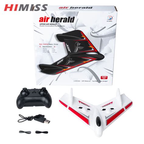 HIMISS RC Fx601เครองบน Rc โฟม Epp เครองรอนสามไจโรแกน2 4G 2ch ควบคมระยะไกล Rtf เครองบน