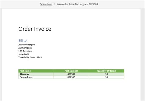 How To Add Repeating Section Data To Document Generation In Nintex