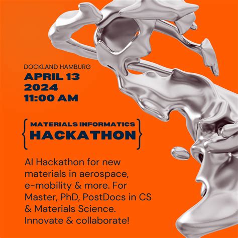Materials Informatics Hackathon A Leap Towards Sustainable Innovation With Ai Fehrmann