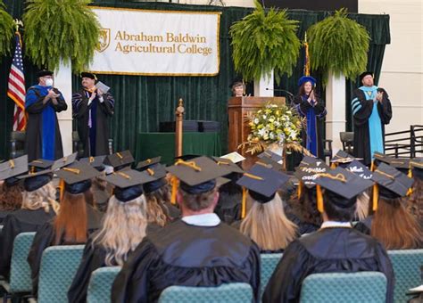 Abac Spring Commencement Set Tifton Gazette