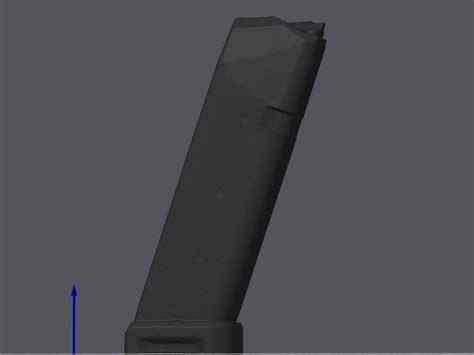 🔫 Glock 17 G17 Magazine With Springer Precision Baseplate Real Size Scan・ Stl File For 3d