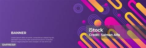 다이나믹 라운드 원 효과와 트렌디 한 간단한 보라색 색상 그라데이션 추상 적 배경 배경 화면 배너 배경 카드 책 일러스트 레이션 방문 페이지에 대한 벡터 일러스트레이션