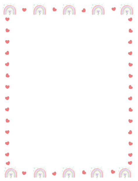 Boho Rainbow Border Frame Watercolor 46647628 Png