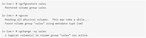 how to conduct missing lvm data recovery
