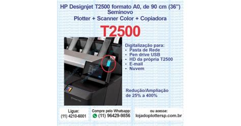 Plotter Usada Multifuncional Hp Designjet T2600dr Plotter Scanner Copiadora Formato A0 Loja