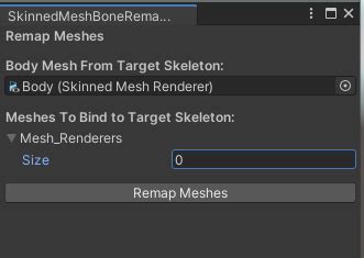 GitHub Angle Skinned Mesh Armature Remapper A Unity Editor Utility That Can Transfer