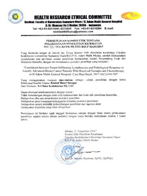 Ethical Approval Pdf