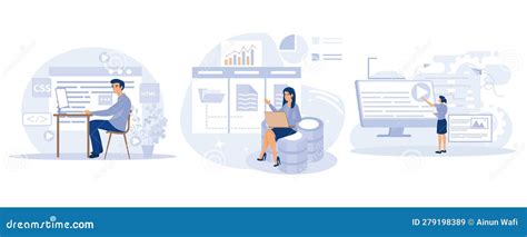 Website Architecture Concept Web Development Php And Mysql Cms Content Management System