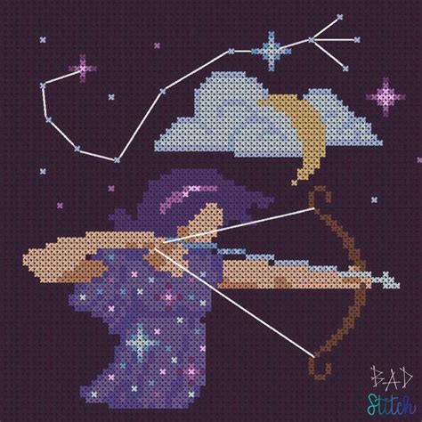 Artemis Cross Stitch Pattern Moon Goddess Goddess Of The Hunt Scorpio Greek Mythology Greek