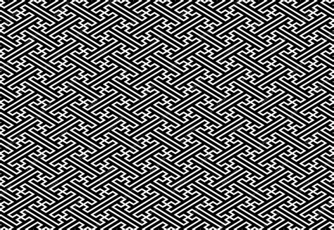 Premium Vector Vector Japanese Monochrome Seamless Vintage Pattern Horizontally And Vertically