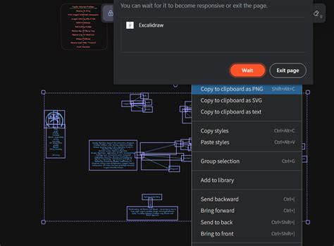 Error Page Unresponsive On Copy To Clipboard Of Some Text · Issue 6667 · Excalidrawexcalidraw