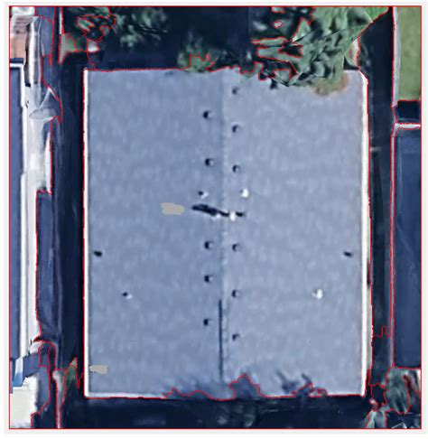 Python Drawing Out Roof Faces From Satellite Images With Opencv