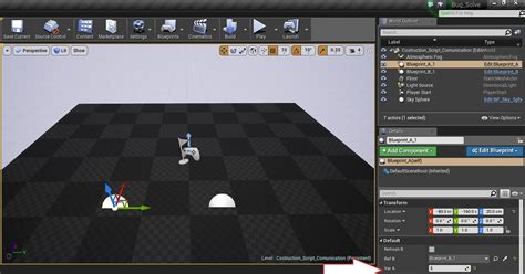 Set Variable Between Blueprints From Construction Script Blueprint