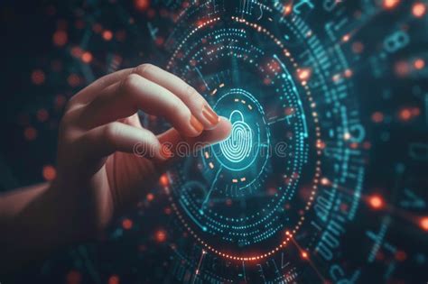 Personal Data Protection Digital Fingerprint Trace A Padlock Know Your Customer Kyc K Y C