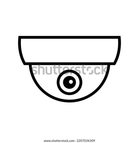 Dome Camera Icon Cctv Security Ceiling Stock Vector Royalty Free 2207036309 Shutterstock