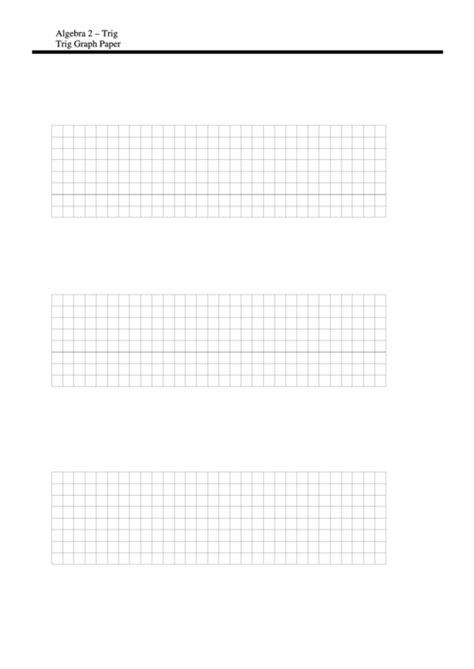 Trig Graph Paper Printable Pdf Download