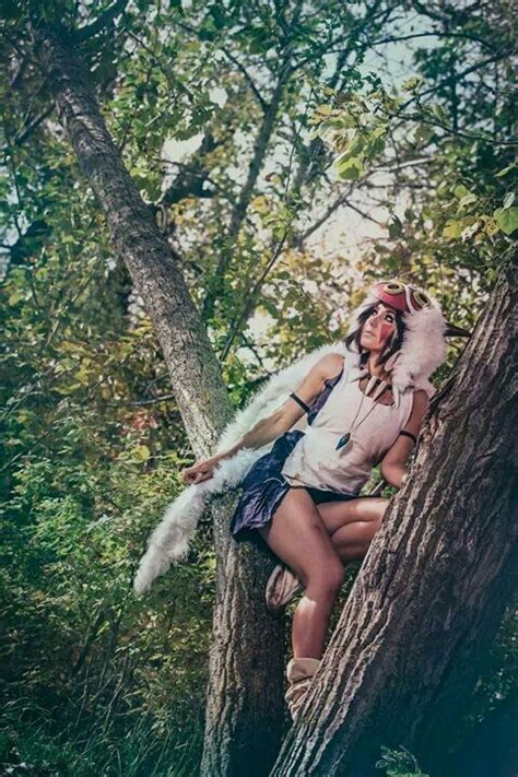 Jessica Nigri As Princess Mononoke Is Perfection Princess Mononoke Cosplay Cosplay Amazing