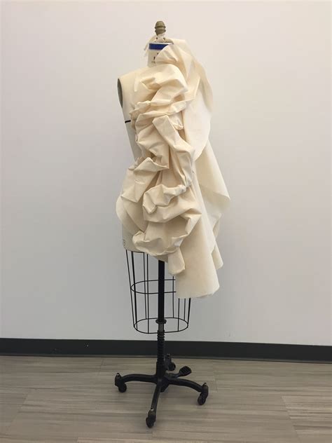 fabric manipulation experiments ongoing on risd portfolios